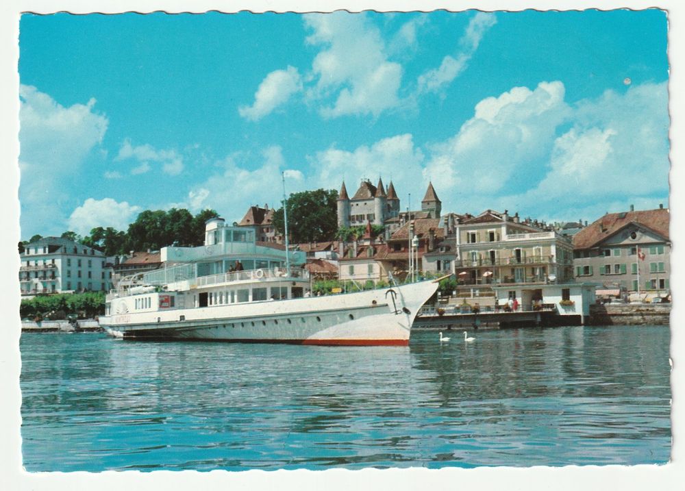 Nyon, Bateau à vapeur - Dampfschiff (Neu (gemäss Beschreibung)) in St ...