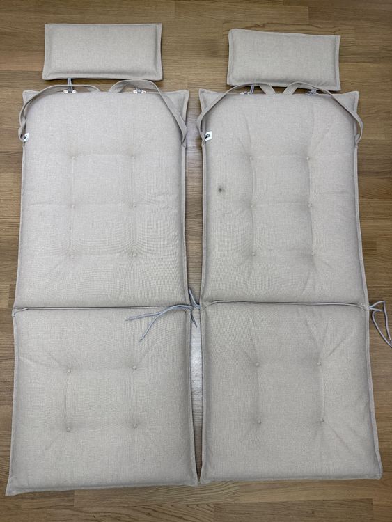 2 Gartenstuhl - Kissen für Hochlehner - Stühle (Gebraucht) in Zollikon für CHF 0.1 – nur ...