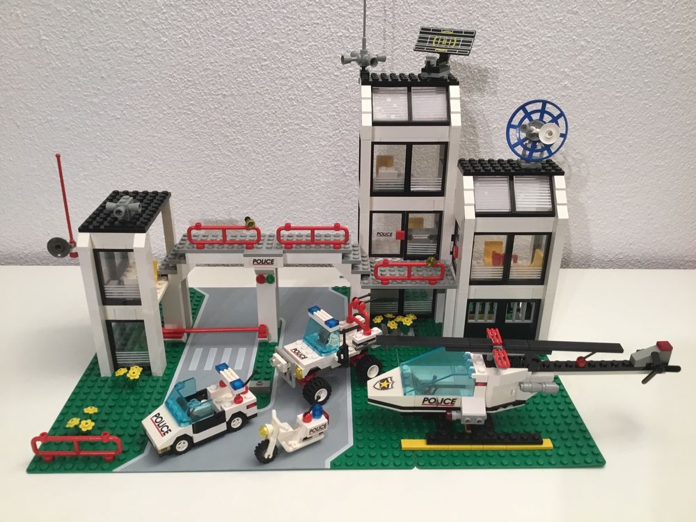 Lego System Town Central Precinct HQ 6398 von 1993 komplett (Gebraucht ...