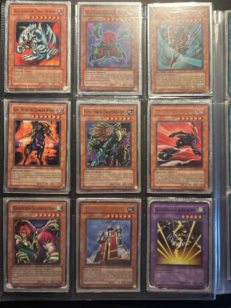 Yu-Gi-Oh! Karten Sammlung: Seltene Einzelkarten + Mappe inkl (Gebraucht ...