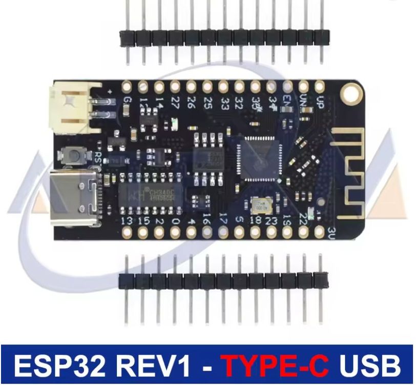 ESP-32 REV1 CH340G WiFi MicroPython 4MB Dev Board USB TYPE-C (Neu und ...
