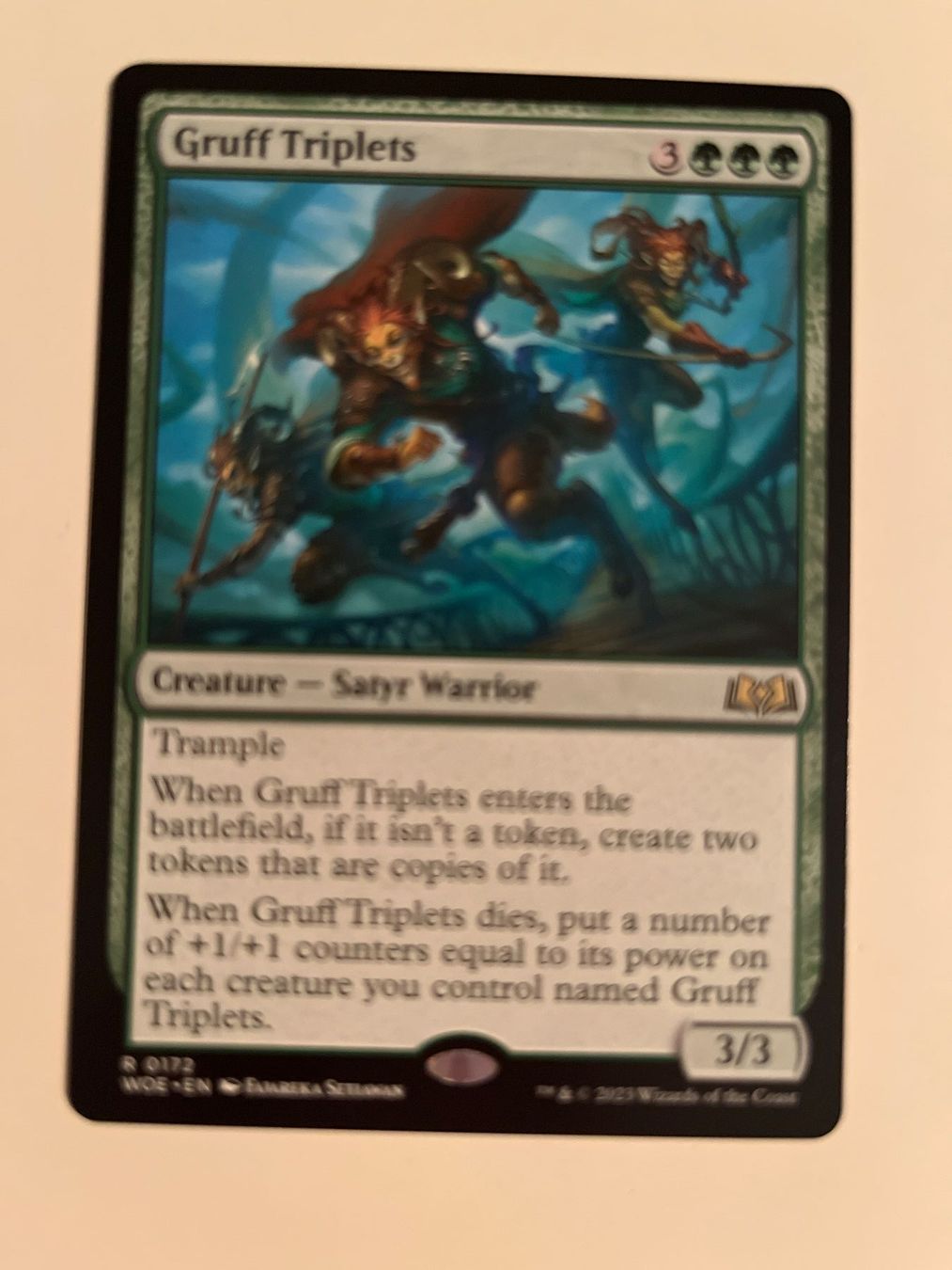 1 x Gruff Triplets - Magic: The Gathering - MtG (Gebraucht) in Kriens ...