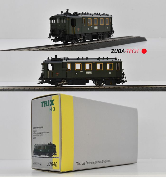 Trix 22033 Dampftriebwagen Kittel DB H0 GS Analog mit OVP (Gebraucht ...