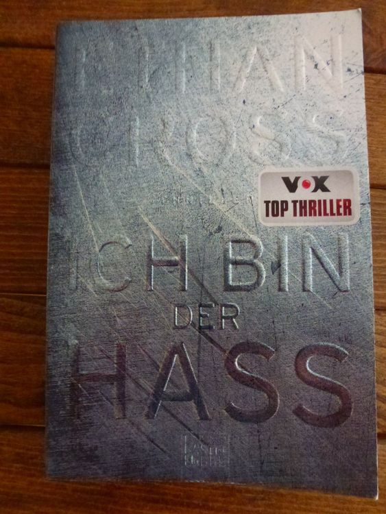 Ich Bin Der Hass Von Ethan Cross Acheter Sur Ricardo