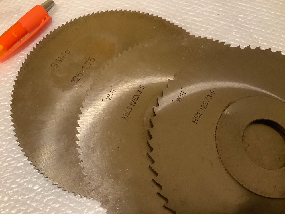 3 HSS Metall Kreissägeblätter Ø 125 x 1.75/3.5 x 27mm, neu (Neu (gemäss Beschreibung)) in Widnau ...