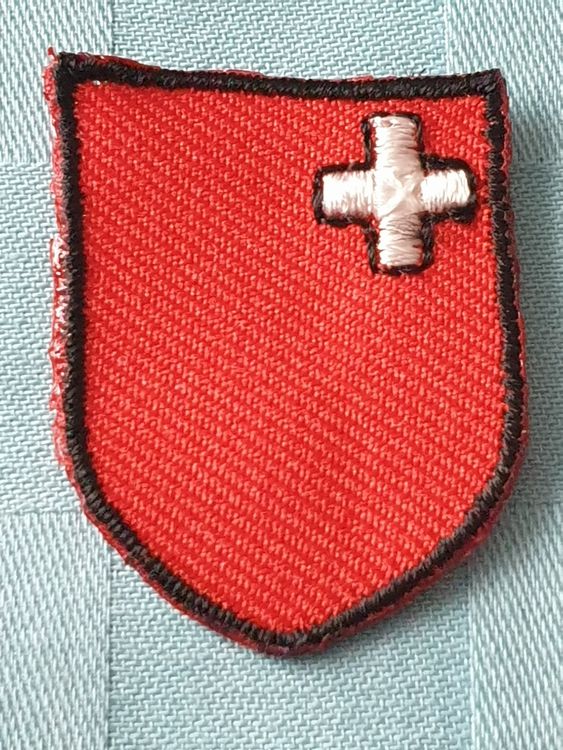 Vintage Badge Wappen Kanton Schwyz ST. GALLER STICKEREI (Gebraucht) in ...