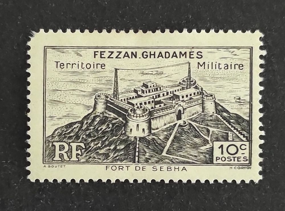 Frankreich 1946, Territoire Militaire FEZZAN. GHADAMES (*) (Gebraucht ...