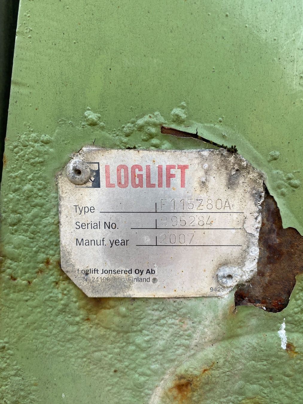 Forstkran Loglift F115Z 80 Ladekran Kran (Gebraucht) in Gipf-Oberfrick ...