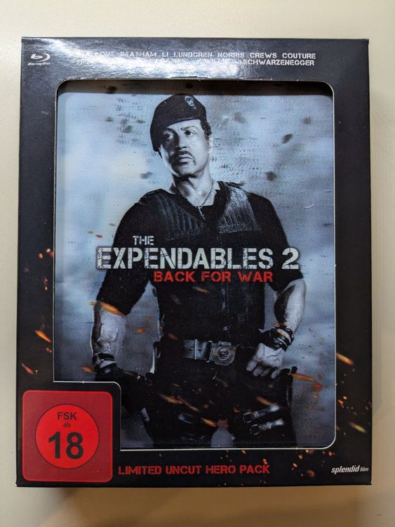 The Expendables 2 (Limited Uncut Hero Pack) [Blu-ray/Steelb] (Gebraucht ...