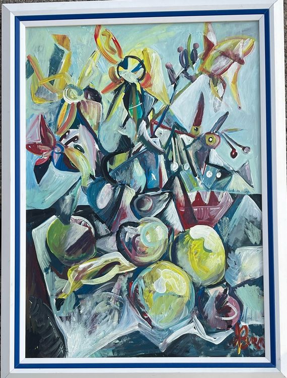 Stillleben Gemälde unleserlich signiert | Kaufen auf Ricardo