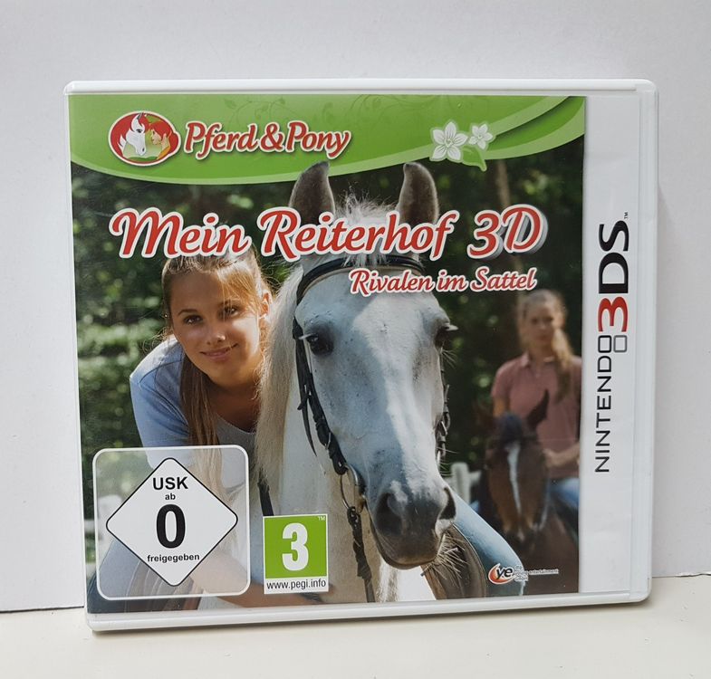 Pferde & Pony Mein Reiterhof 3D Rivalen im Sattel 3DS (Gebraucht) in ...