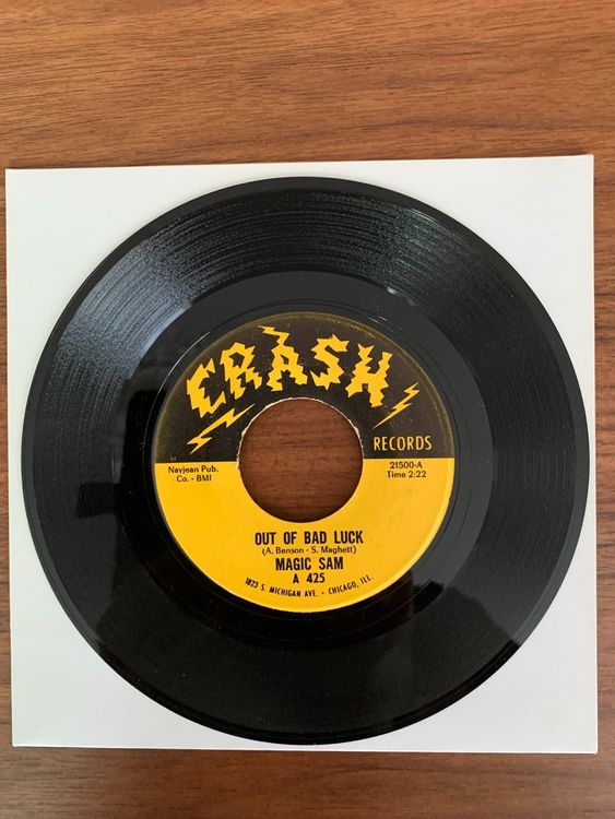 Magic Sam / BLUES 45 rpm / Out Of Bad Luck+She Belongs... | Kaufen auf ...