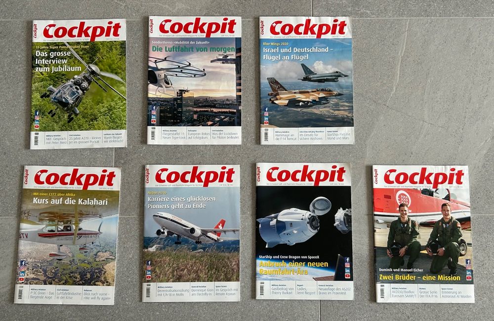 7 x Cockpit Magazine | Kaufen auf Ricardo