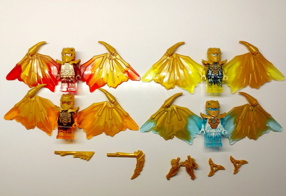 Lego Ninjago Golden Dragon Kai, Cole, Jay, Zane (Gebraucht) in Igis für ...