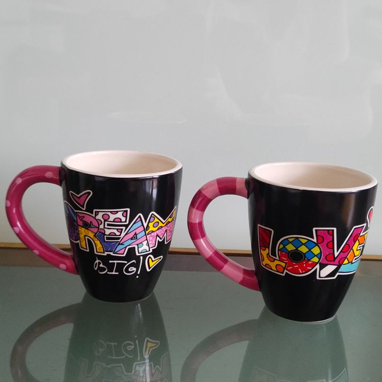 2 Stück Romero Bitto Tassen mit dem DREAM BIG Feeling (Gebraucht) in ...