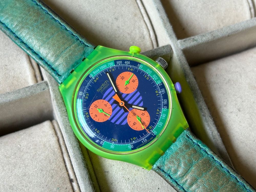 Montre Swatch NEO WAVE SCJ100 37mm fonctionne 1989 | Kaufen auf Ricardo