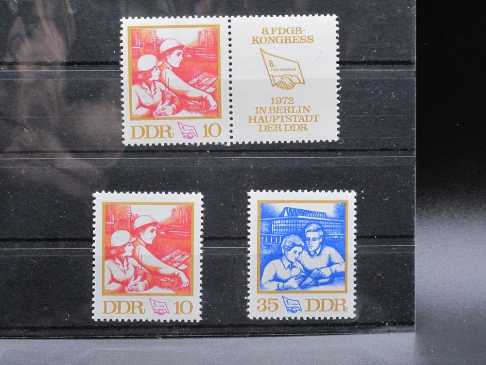 DDR 1972 Gewerkschaftsbund FDGB ** (Gebraucht) in Wil SG für CHF 1 – mit Lieferung auf Ricardo ...