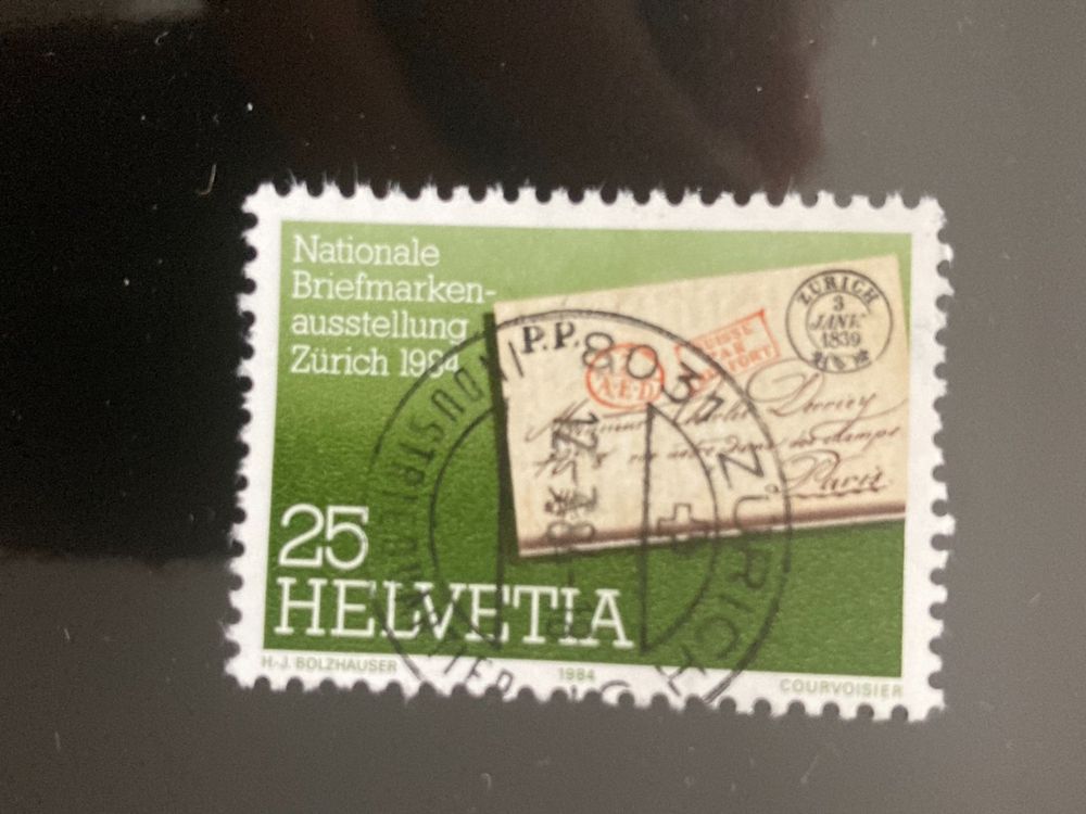 Schweiz 1984 NABA 25 Vollstempel ZÜRICH 50 9.4.84 (Gebraucht) in Liestal für CHF 1 – mit ...