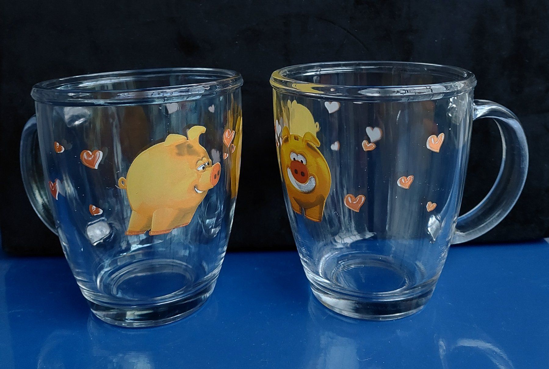 2 !! grosse Miggys migros Glas Tassen , 3.5dl (Gebraucht) in ...
