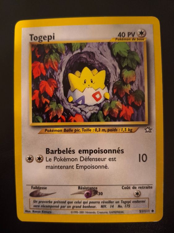 Pokémon Neo Genesis: Togepi 51/111 FR (D'occasion) à Palézieux-Village ...