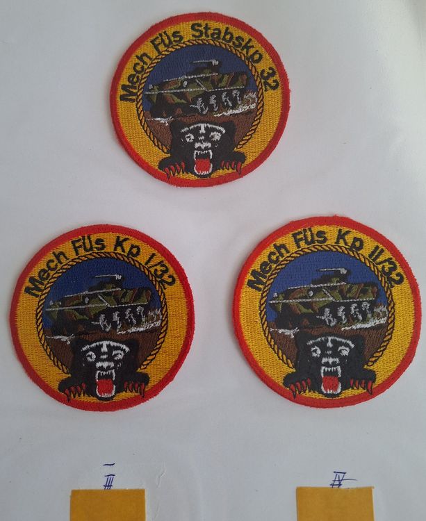 Abzeichen/Patch Mech Füs kp 32 (Gebraucht) in Münsingen für CHF 1 – mit ...