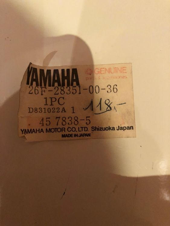 Yamaha DT 125 1983 (Neu und originalverpackt) in Morrens VD für CHF 39 – mit Lieferung auf ...