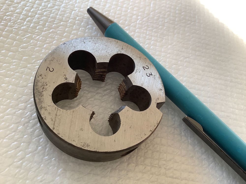 M23 x 2 Schneideisen Filière metrisch Feingewinde, unbenutzt (Neu (gemäss Beschreibung)) in ...