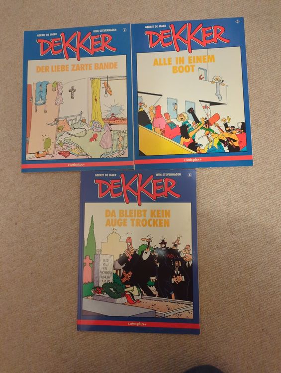 Dekker Comic-Hefte, 3 Stück, Top Zustand, Rarität! (Gebraucht) in ...
