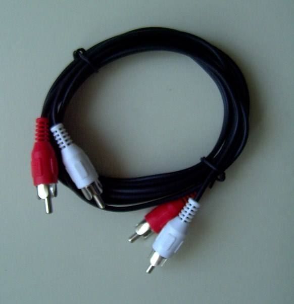 cabel cinch, Cinchkabel (doppelt) mit Cinchstecker 1,5 m (Neu und ...