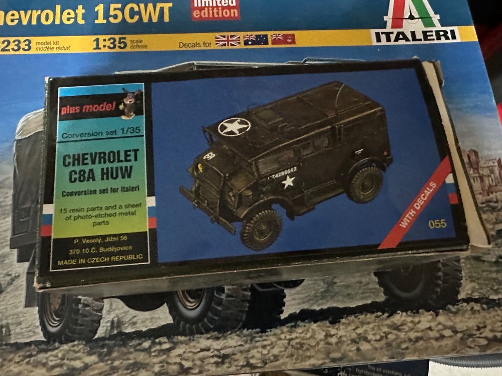 Chervolet 15CWT 1:35 italieri inkl Umbausatz C8A HUW | Kaufen auf Ricardo