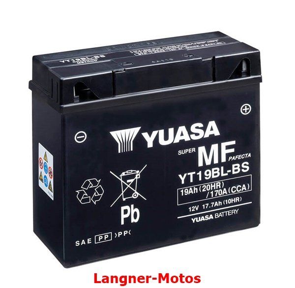 Yuasa GEL Motorrad Batterie 12V 19AH YT19BL BMW K 1100-1600 (Neu und ...