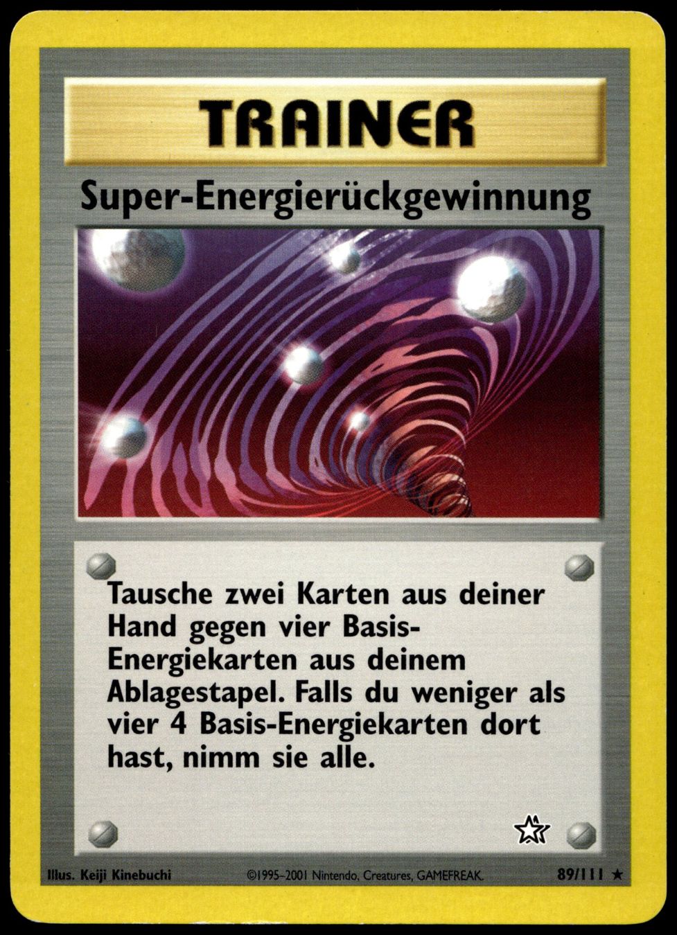 Super-Energierückgewinnug 89 Rare Pokémon Neo genesis ab 1 (Gebraucht ...