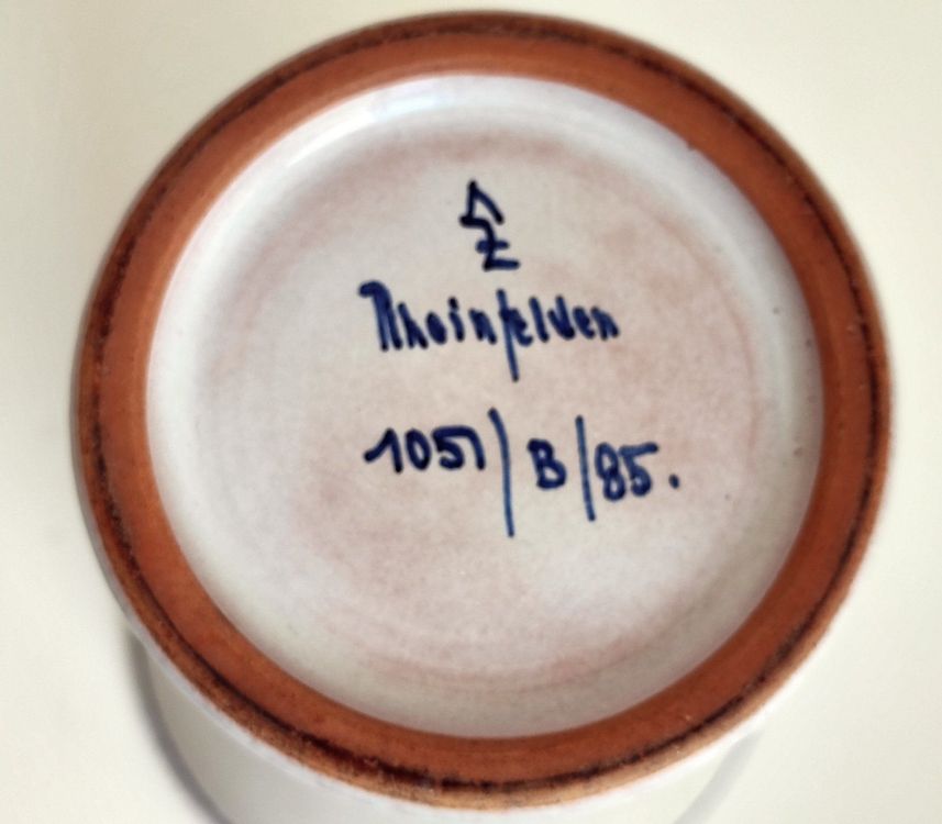 ARNOLD ZAHNER – Trichtervase, Rheinfelder Keramik (D'occasion) à Zuerich pour CHF 1 – avec ...