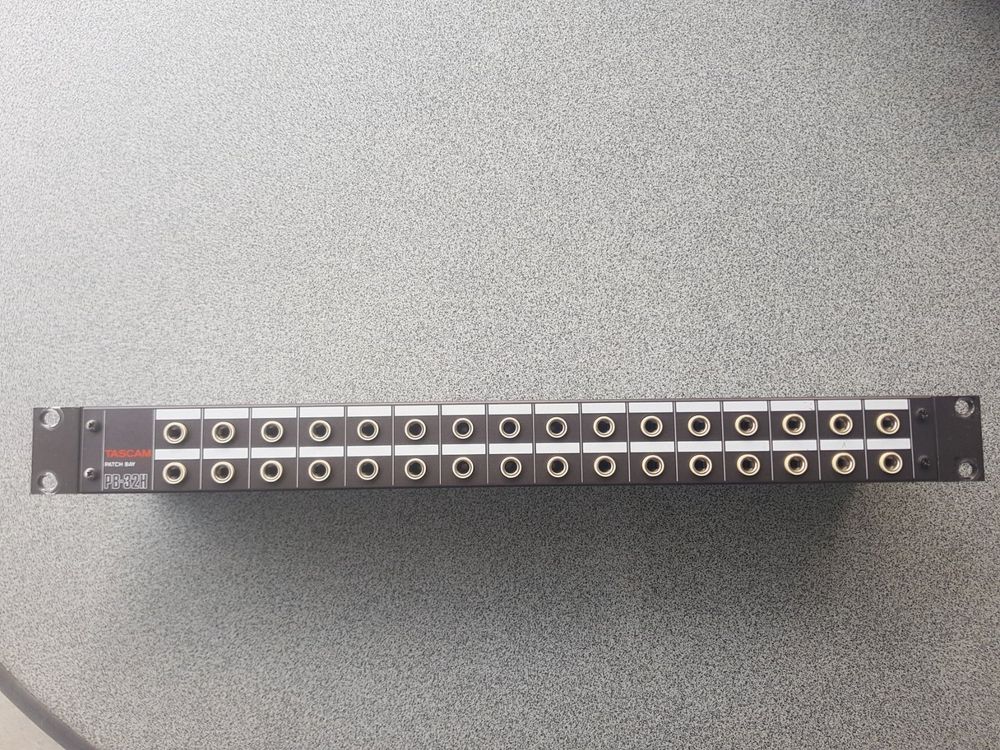 Tascam Patch Bay PB-32H patchbay | Kaufen auf Ricardo
