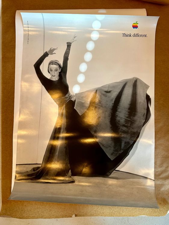 Originales Apple „Think Different“ Poster – Martha Graham (Gebraucht ...
