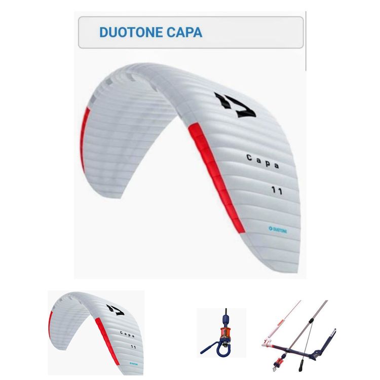 Neuer 2023 Duotone Capa 11m Kite, Bar, Foil- /TT- / Snowkite (Neuf ...