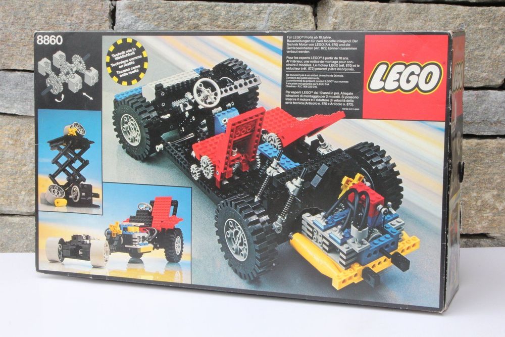 LEGO Technic 8860 Auto Chassis aus dem Jahre 1980 (Gebraucht) in Muri b ...