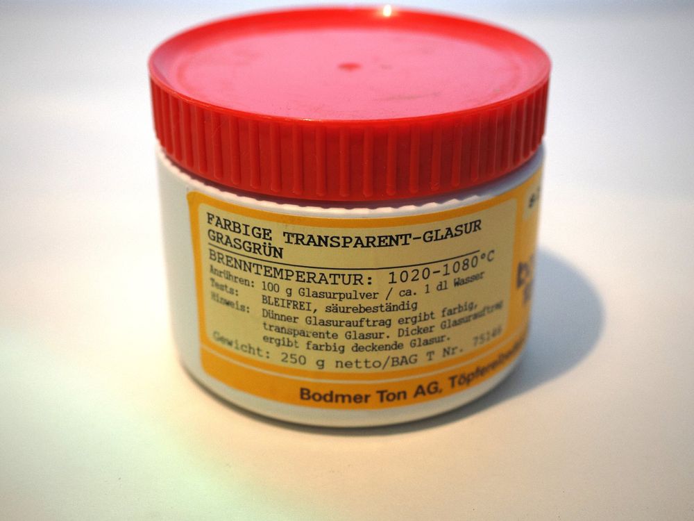 Steingut-Glasur Grasgrün Transparent, bleifrei (Neu und ...