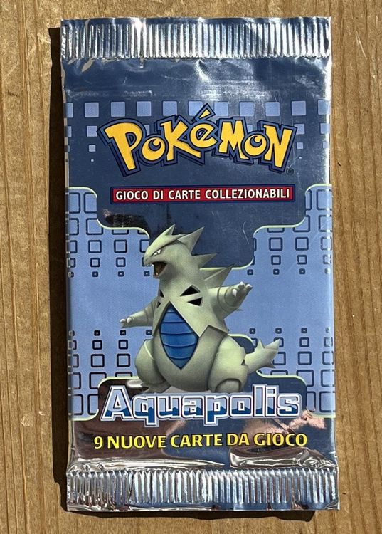 Leeres Pokémon Aquapolis Booster Italienisch (Gebraucht) in Dornach für ...