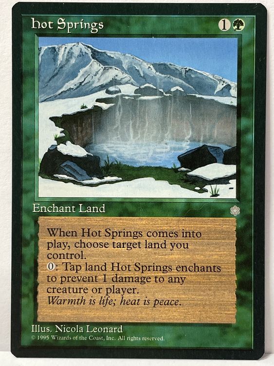 Magic The Gathering - hot Springs (Neu (gemäss Beschreibung)) in ...