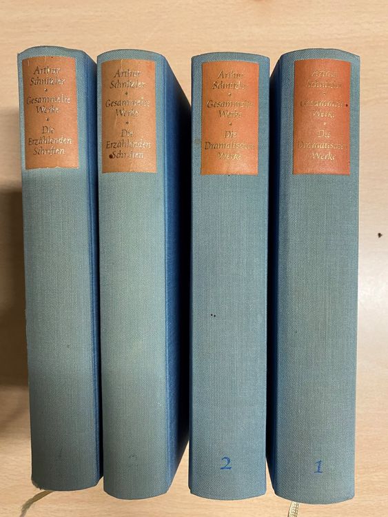 Arthur Schnitzler: Gesammelte Werke 4 Bände (Gebraucht) in Starrkirch ...
