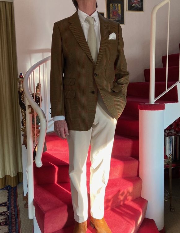 DAKS Schurwolle Tweed Sakko Jacke Gr. 50, top, kaum getragen | Kaufen auf Ricardo