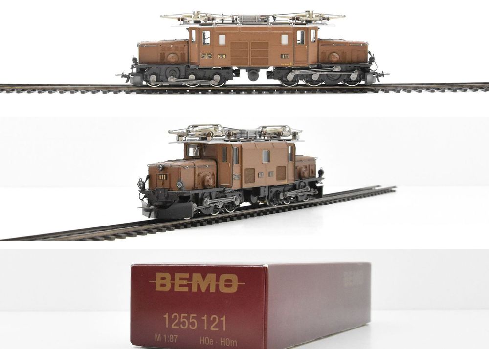 Bemo 1255 121 E-Lok Ge 6/6 I RhB H0m GS Analog mit OVP | Kaufen auf Ricardo