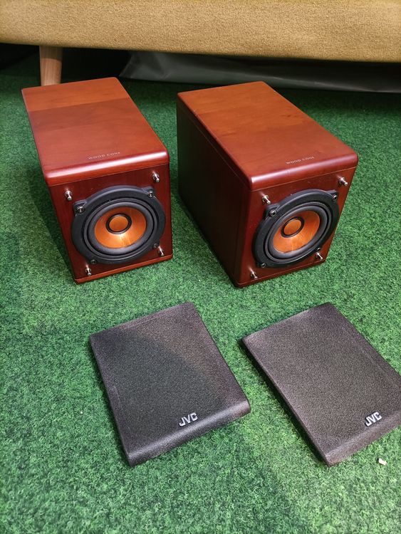 Wood Cone JVC Boxen SP-EXD1 Holzoptik Top Zustand (Gebraucht) in Oberhasli für CHF 60 – mit ...