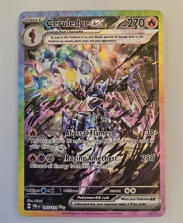 Carte Pokémon Ceruledge EX 147/131 ALT (Neu (gemäss Beschreibung)) in ...