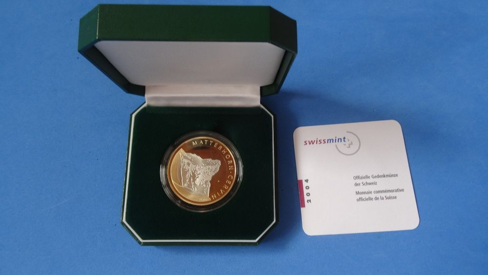 Gedenkmünze Matterhorn 2004 10.- PP | Kaufen auf Ricardo