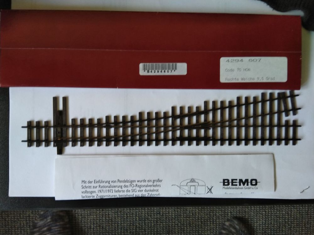 BEMO H0m, Code 70 Weichen | Kaufen auf Ricardo