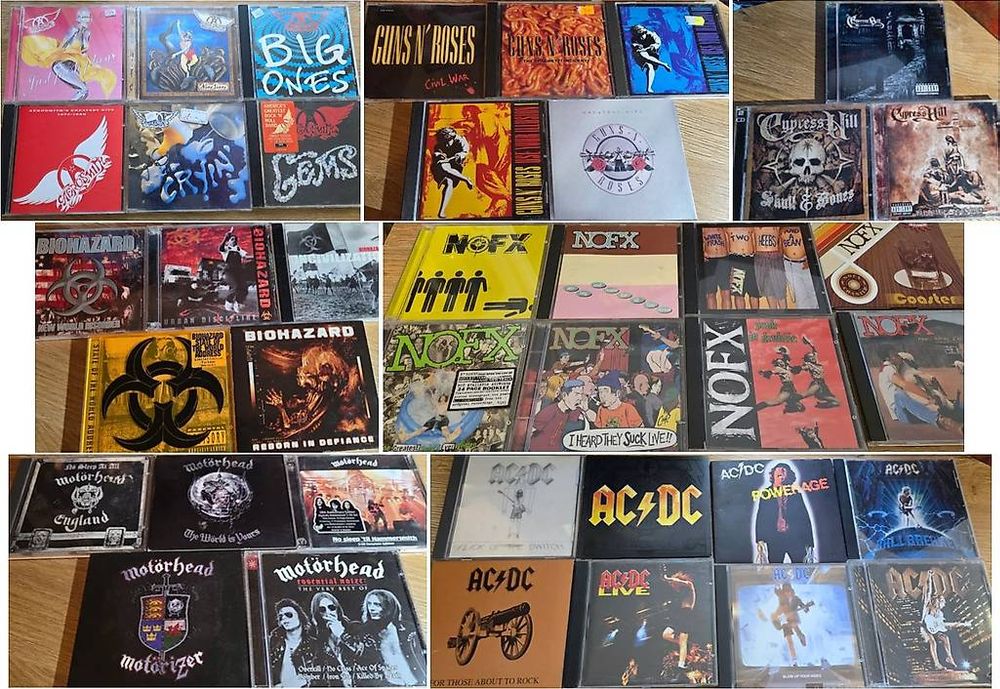 400+ Grande collection CDs (Hard, Heavy Metal, Punk, Rock) (D'occasion ...