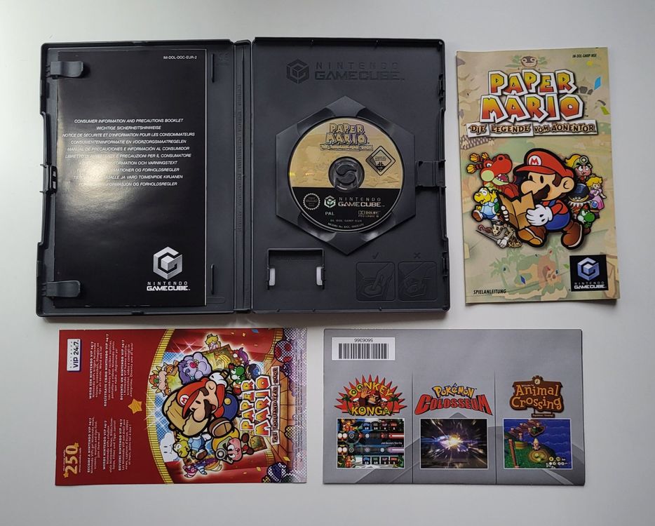 Nintendo Gamecube / Paper Mario 2 / Die Legende vom Äonentor (Gebraucht ...
