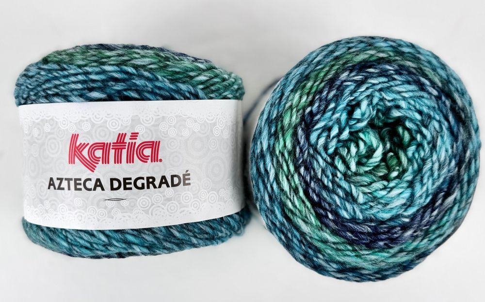 Strickwolle 2 Knäuel 200g Katia Azteca Degragè Farbverlauf | Kaufen auf ...